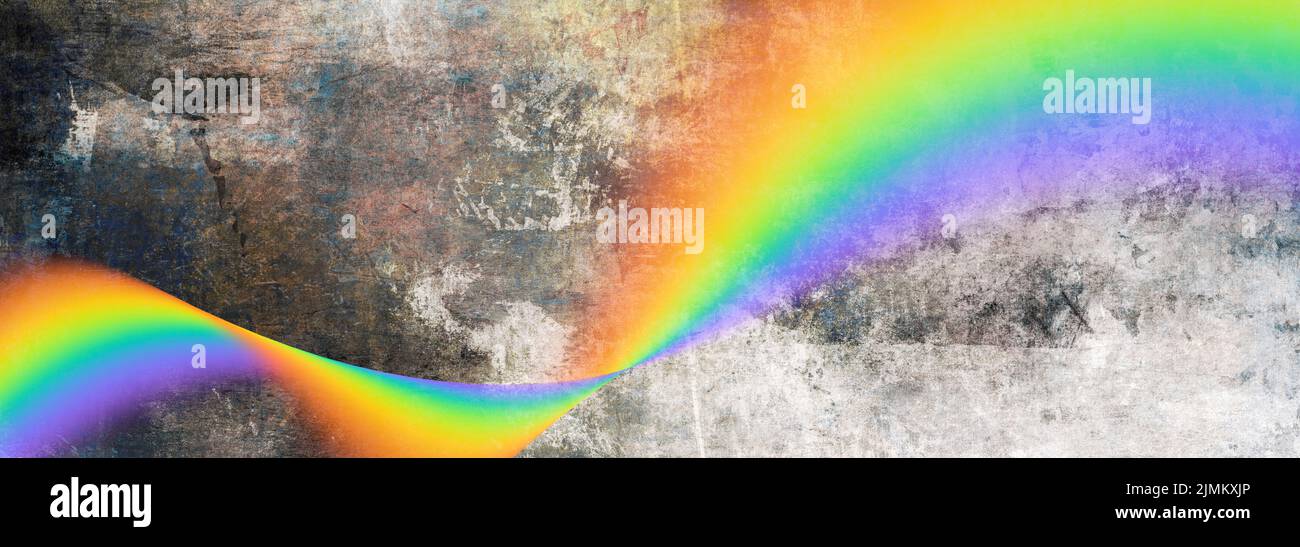 Stone wall with rainbow hi-res stock photography and images - Alamy