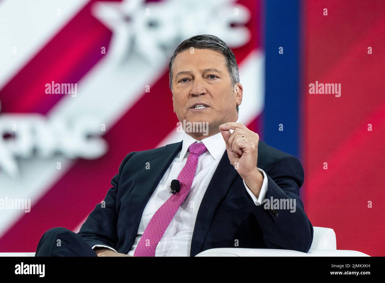 Congressman Ronny Jackson speaks during CPAC Texas, USA. , . (Photo by ...