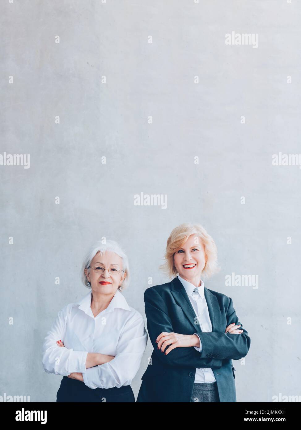 strong female team trust senior confident women Stock Photo - Alamy