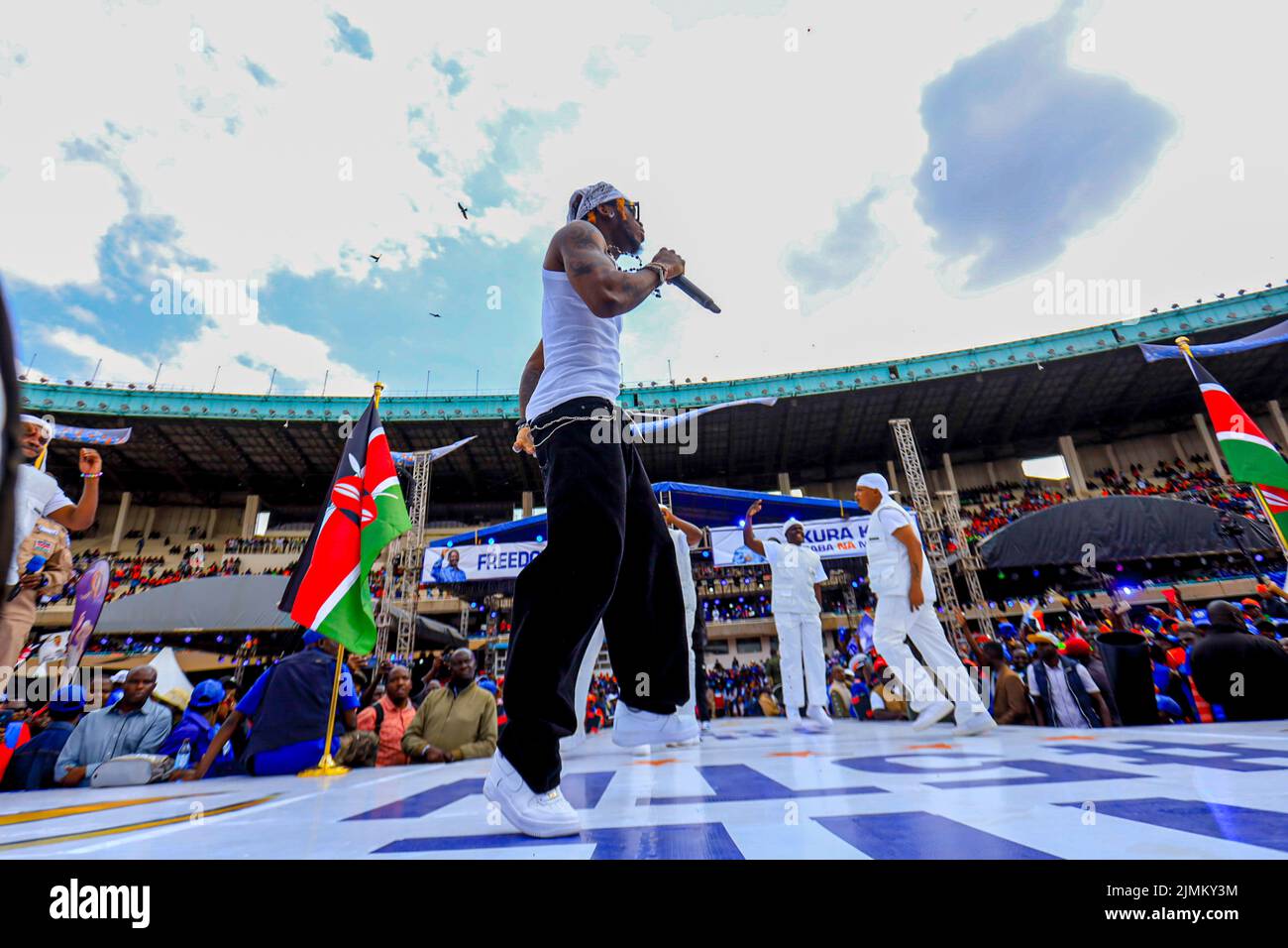 Nairobi, Kenya. 6th Aug, 2022. The Tanzanian bongo flava artist Diamond ...