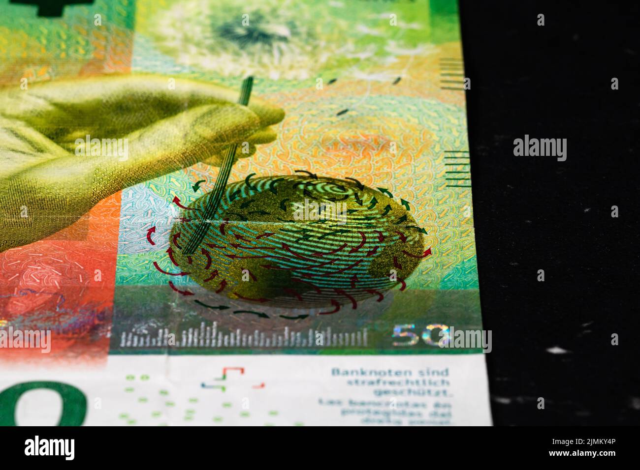 Swiss Franc currency. Europe inflation, CHF money Stock Photo - Alamy