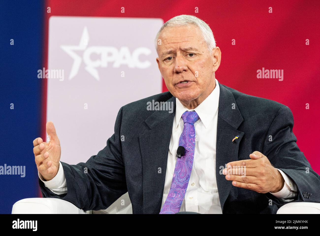 Congressman Ken Buck speaks during CPAC Texas 2022 conference at Hilton ...