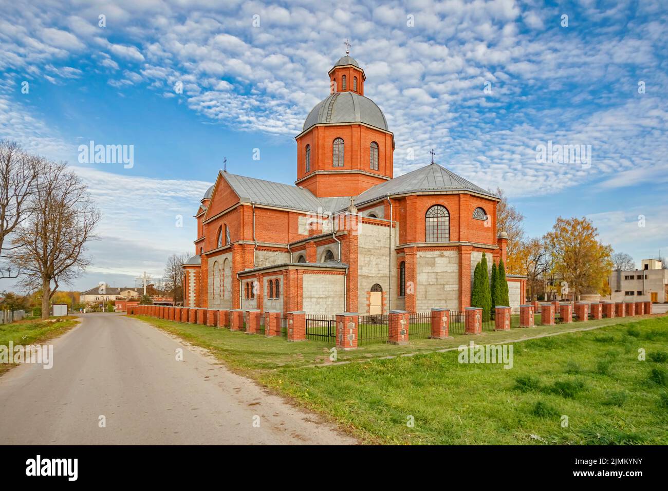 Malnava Holy Mary Mother of Rosary Church Stock Photo - Alamy