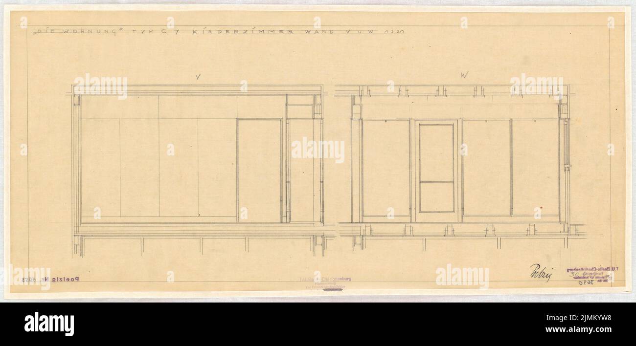 Poelzig Hans (1869-1936), Werkbund exhibition Stuttgart-Weißenhof ...