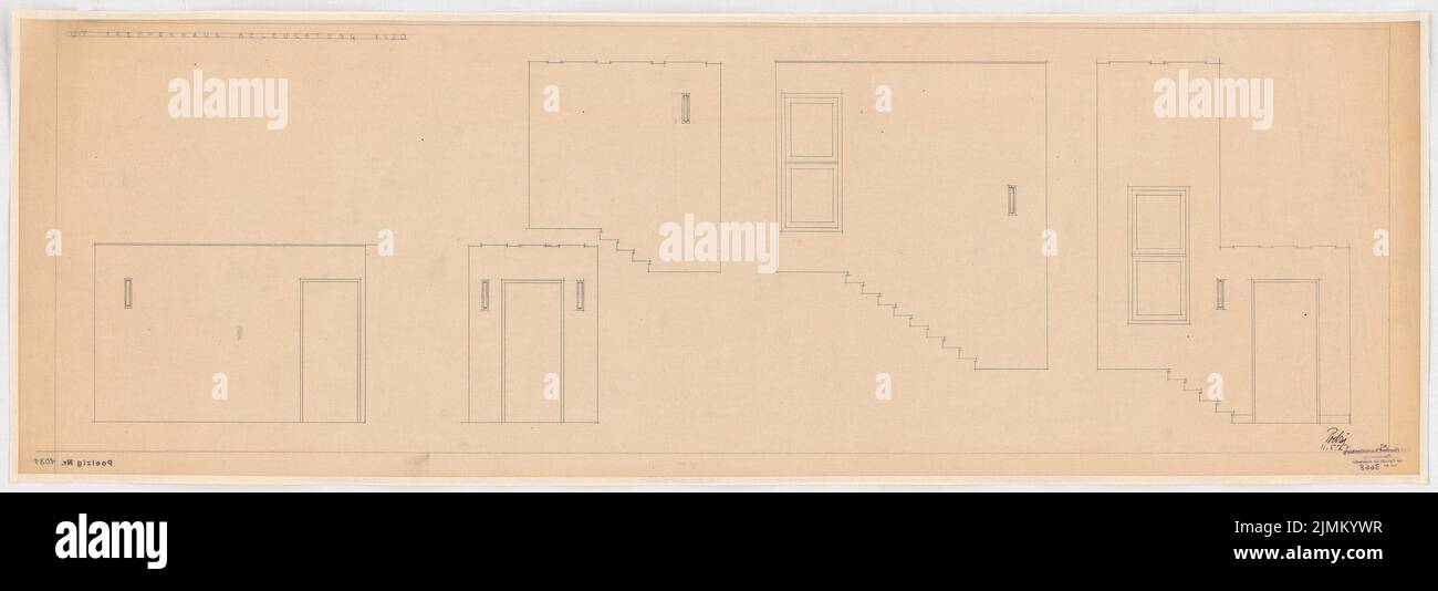 Poelzig Hans (1869-1936), Werkbund exhibition Stuttgart-Weißenhof ...