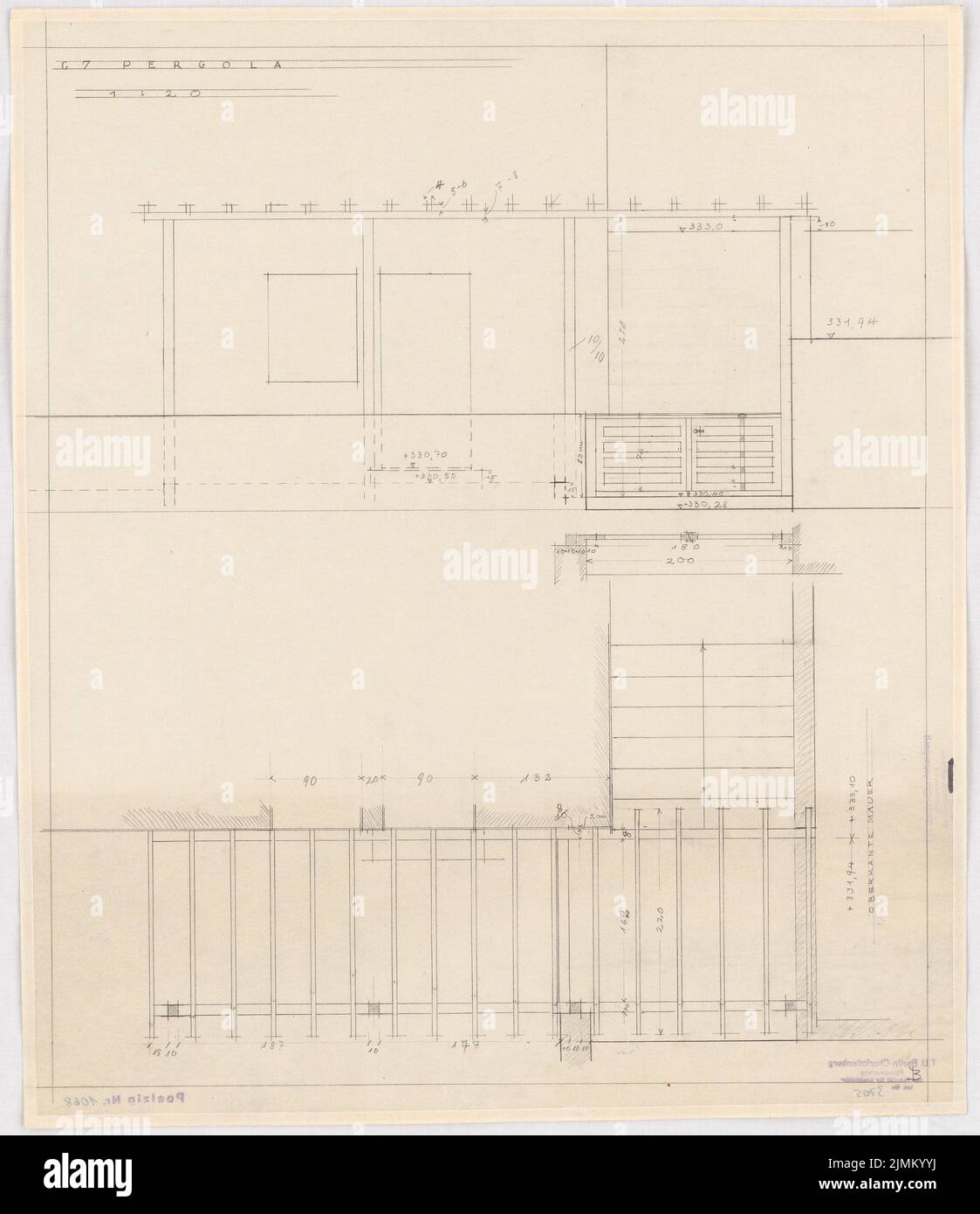 Poelzig Hans (1869-1936), Werkbund exhibition Stuttgart-Weißenhof ...
