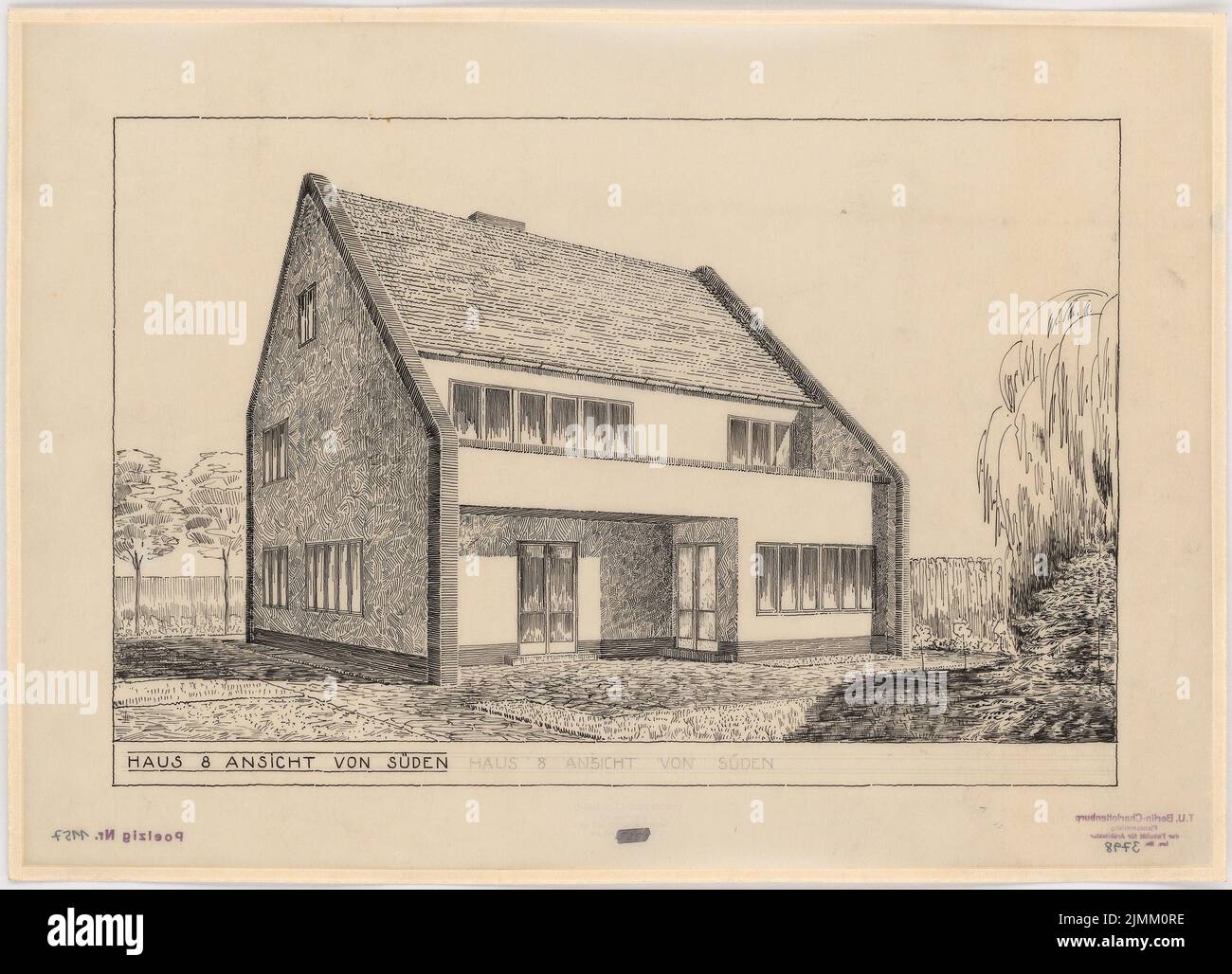 Poelzig Hans (1869-1936), Gagfah settlement in the Fischtalgrund ...