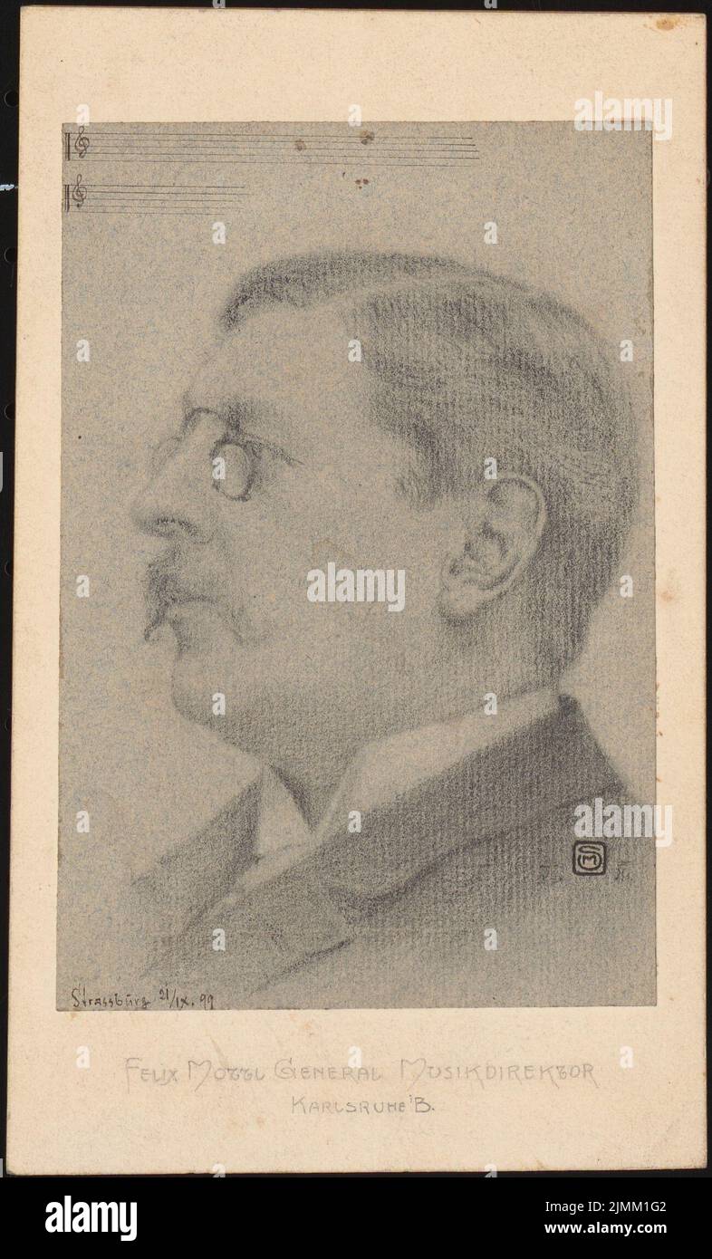 Portrait felix mottl 21 09 1899 hi-res stock photography and images - Alamy