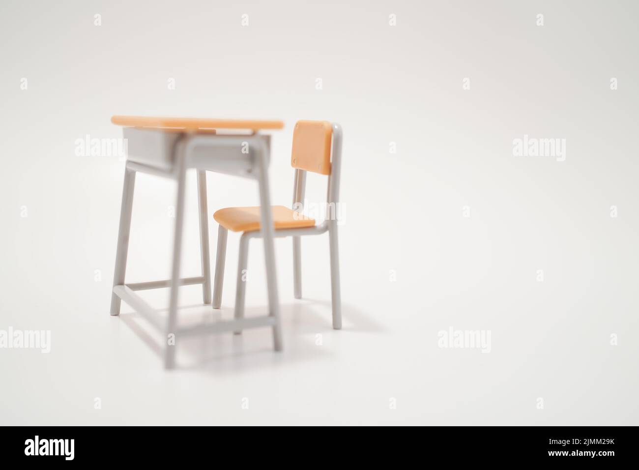 School study desk Stock Photo - Alamy