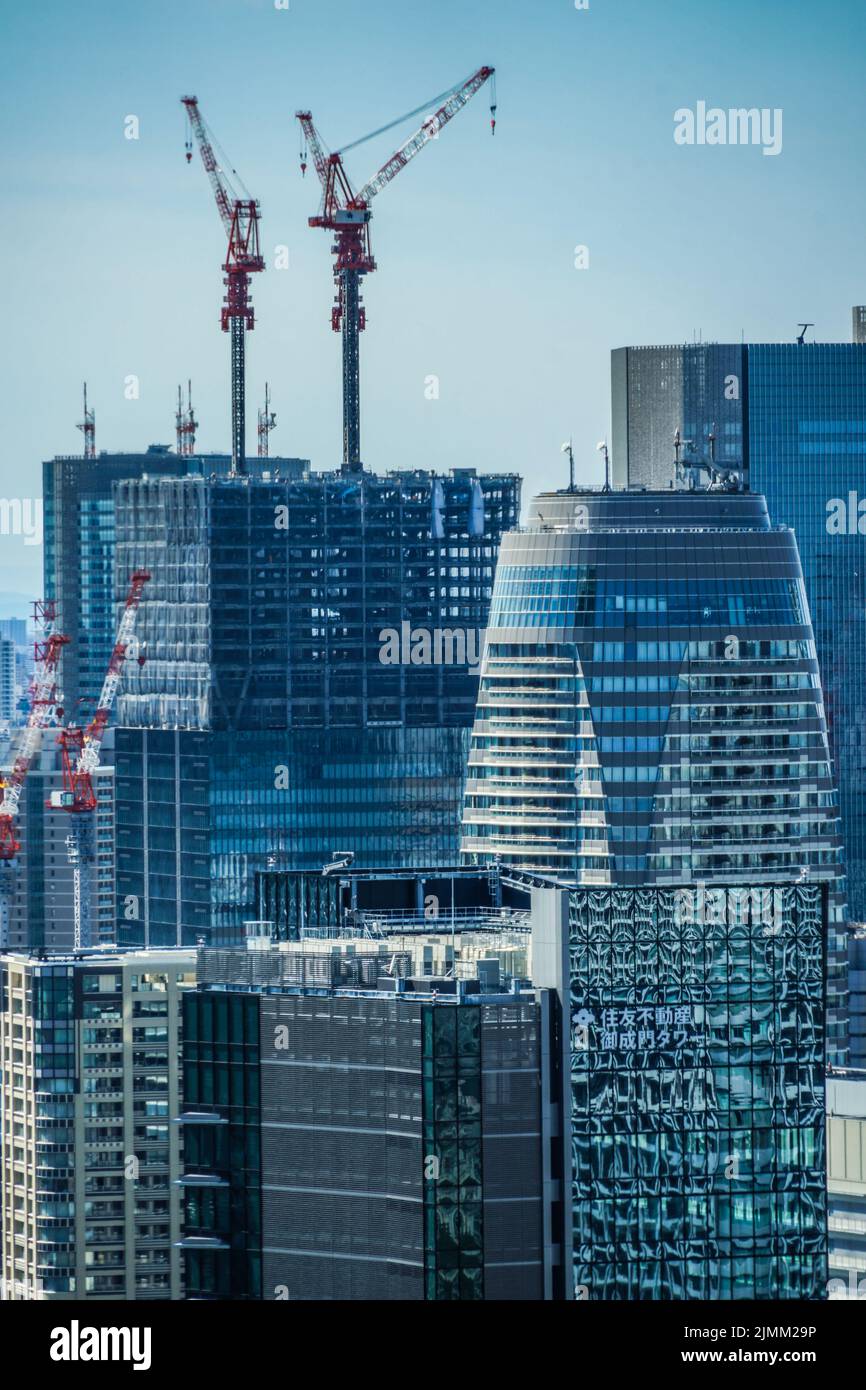 Tokyo building construction hi-res stock photography and images - Alamy