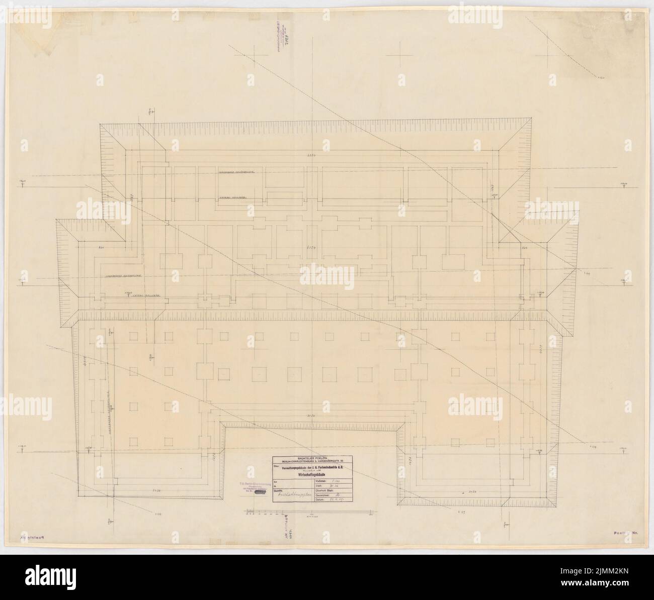Poelzig Hans (1869-1936), I.G.-colors in Frankfurt/Main. Administrative ...