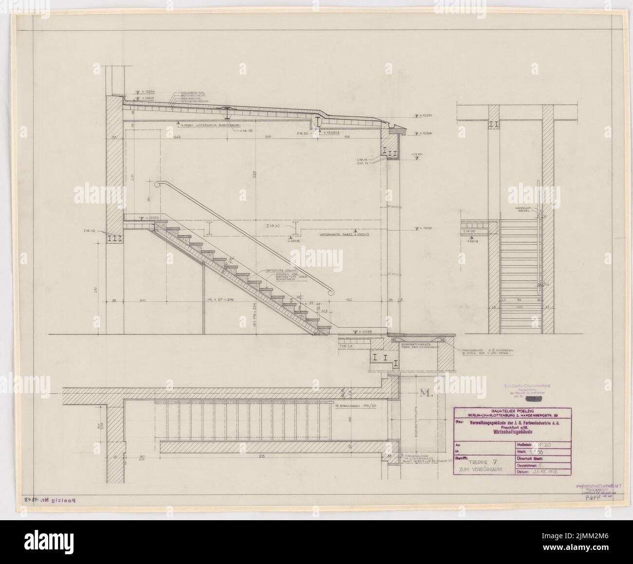Treppen 7 zum vorfuhrraum hi-res stock photography and images - Alamy