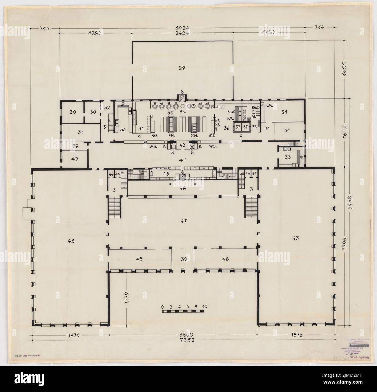 Poelzig Hans (1869-1936), I.G.-colors in Frankfurt/Main. Administration ...