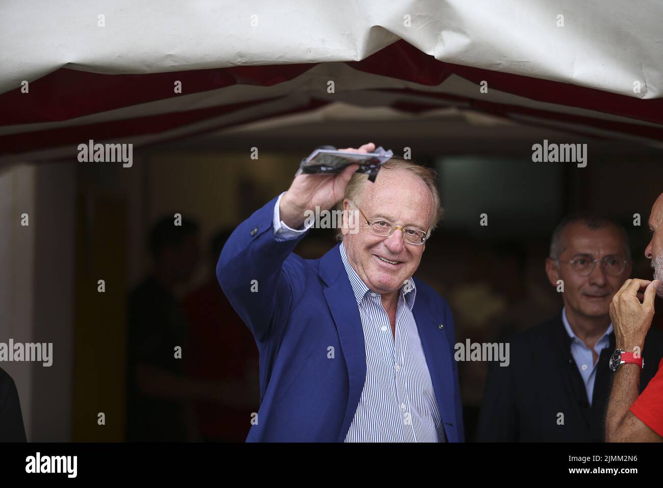 Paolo Scaroni Chairman of AC Milan during LR Vicenza vs AC Milan ...