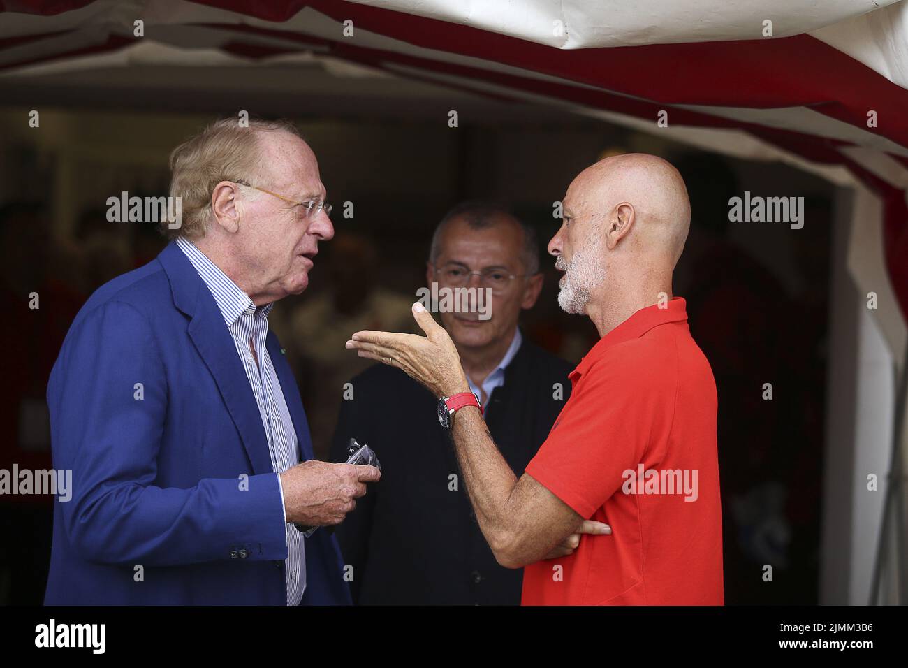 August 6, 2022, Vicenza, Italy: Paolo Scaroni Chairman of AC Milan ...