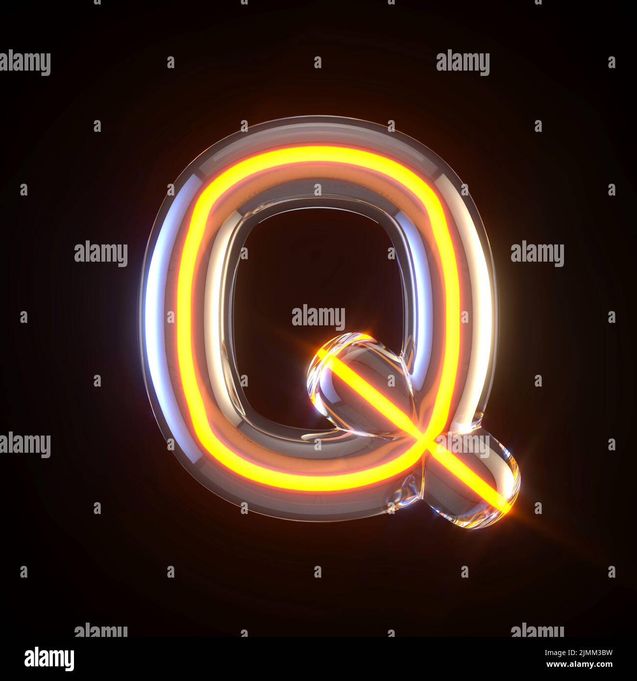 Neon letter q hi-res stock photography and images - Alamy