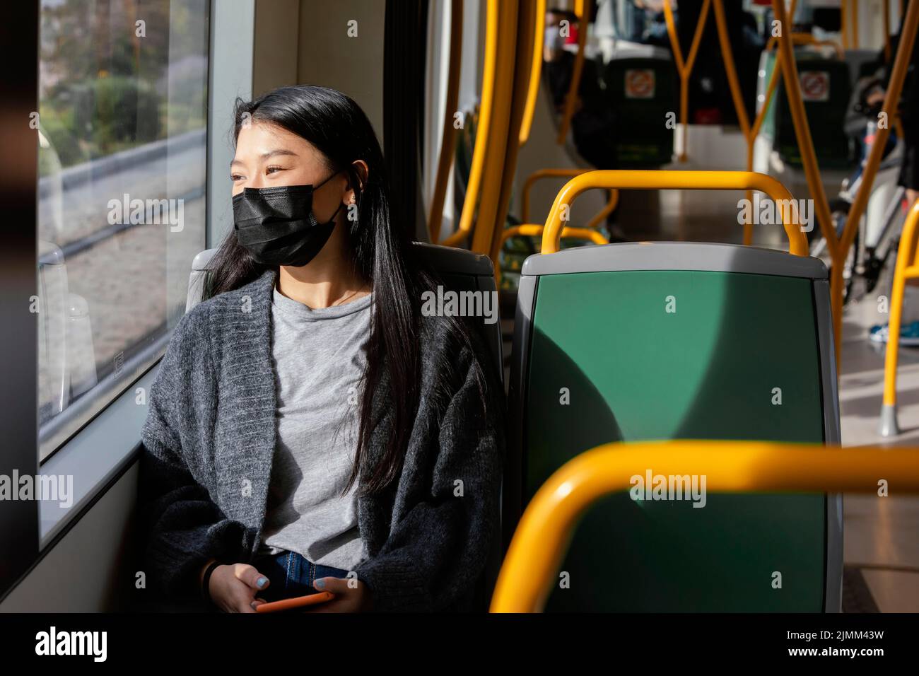 Woman trip bus hi-res stock photography and images - Alamy