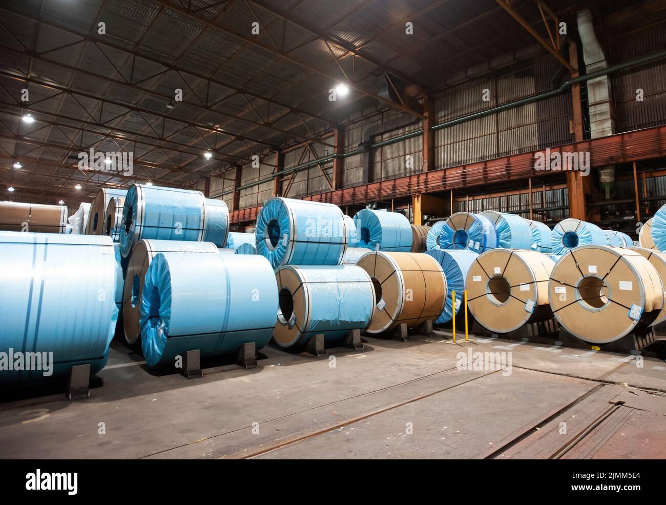 Sheet metal rolling process hi-res stock photography and images - Alamy