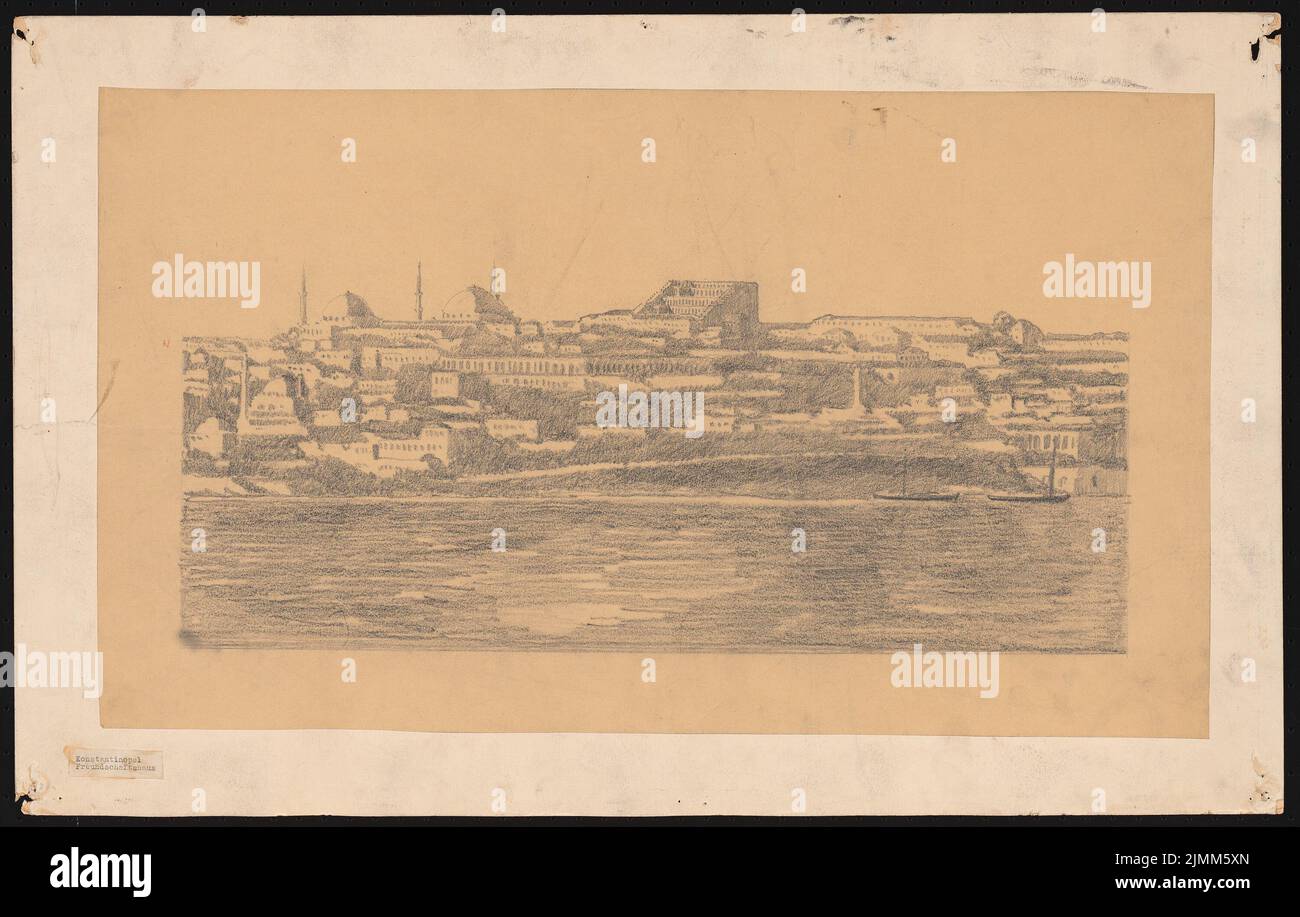 Poelzig Hans (1869-1936), House of Friendship, Istanbul (1916): View ...