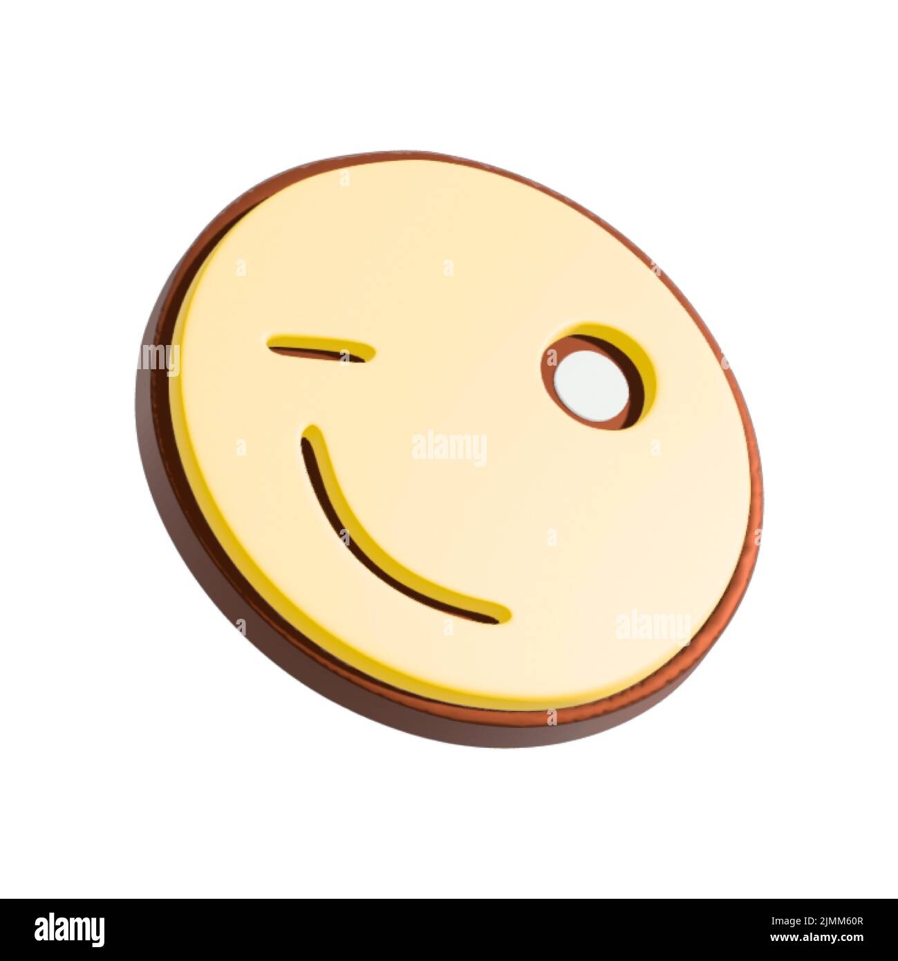 Smiley emoticon facial expression wink hi-res stock photography and ...