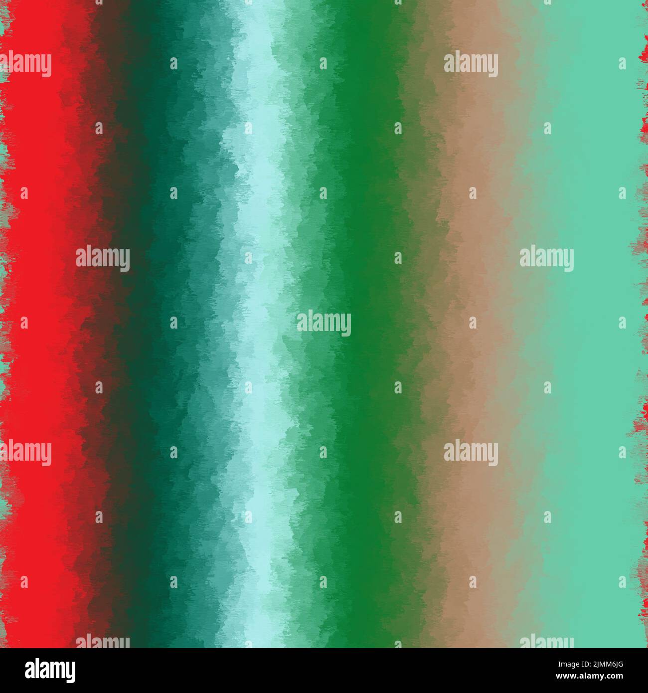Abstract distressed gradient background. Red, green and white colors ...