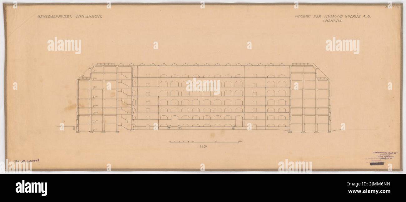 Poelzig Hans (1869-1936), Sigmund Goeritz AG, Chemnitz (07.02.1925 ...