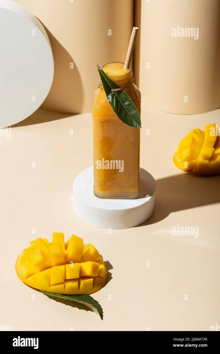 Mango juice bottle hi-res stock photography and images - Alamy
