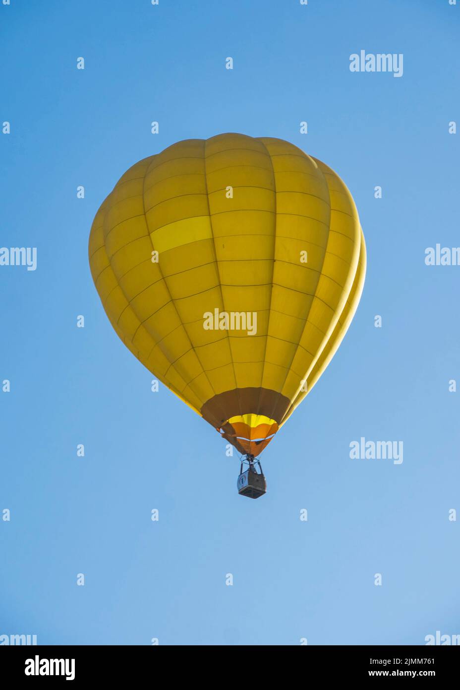 Close-up of a hot air balloon in flight Stock Photo - Alamy