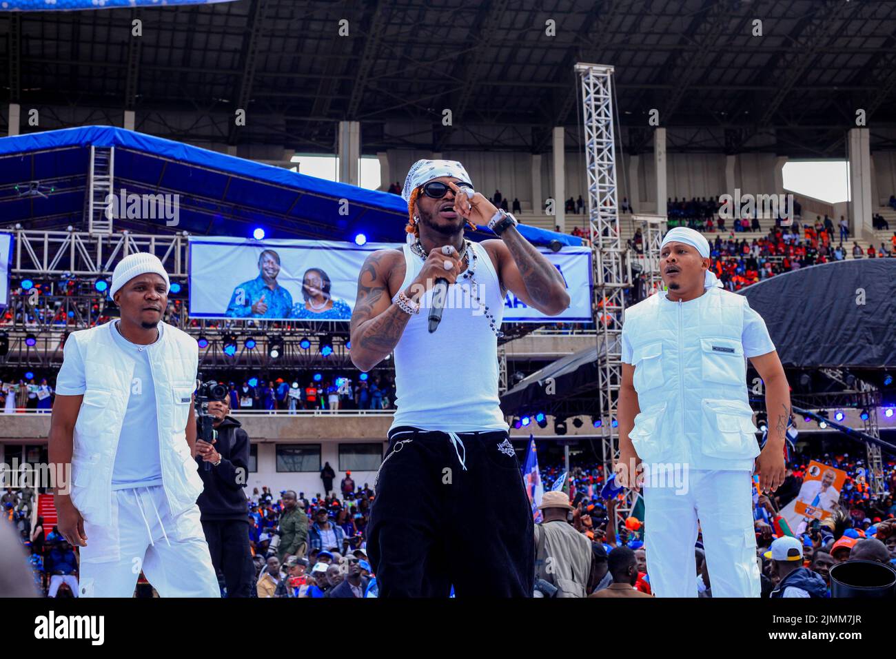 Nairobi, Kenya. 6th Aug, 2022. The Tanzanian bongo flava artist Diamond ...