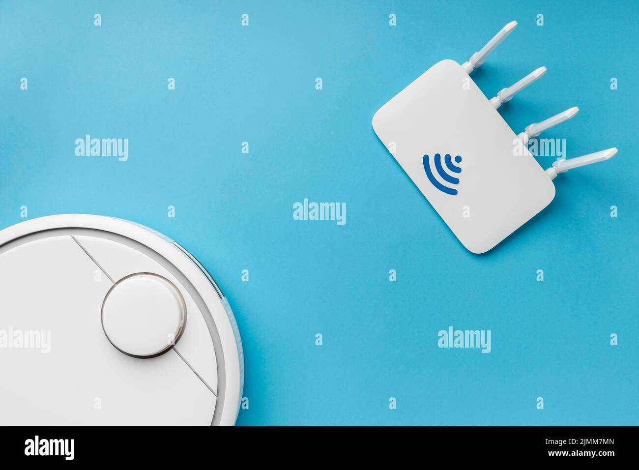 Top view wi fi router with vacuum cleaner Stock Photo - Alamy Top view wi fi router with vacuum cleaner Stock Photo - Alamy