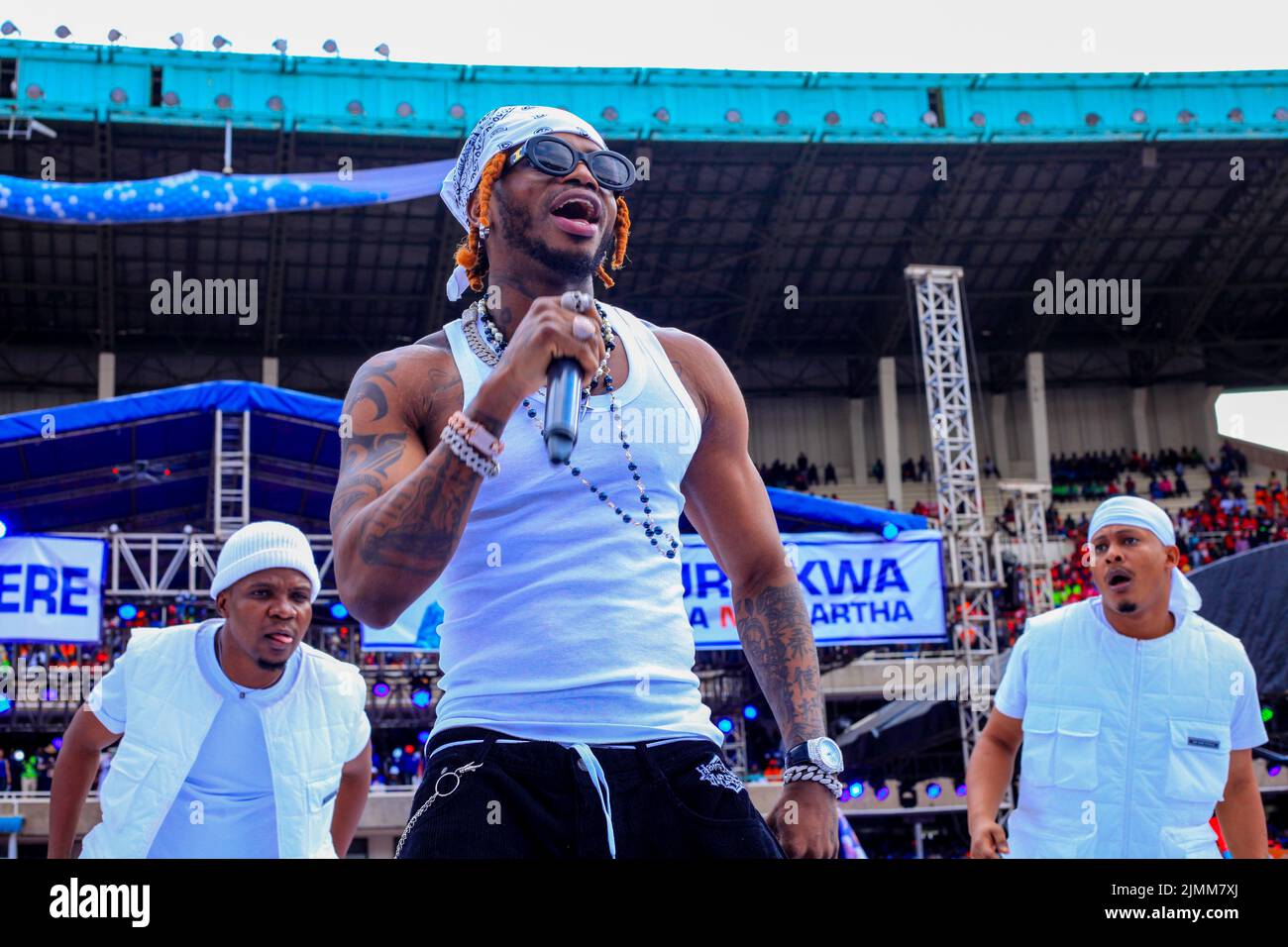 Nairobi, Kenya. 6th Aug, 2022. The Tanzanian bongo flava artist Diamond ...