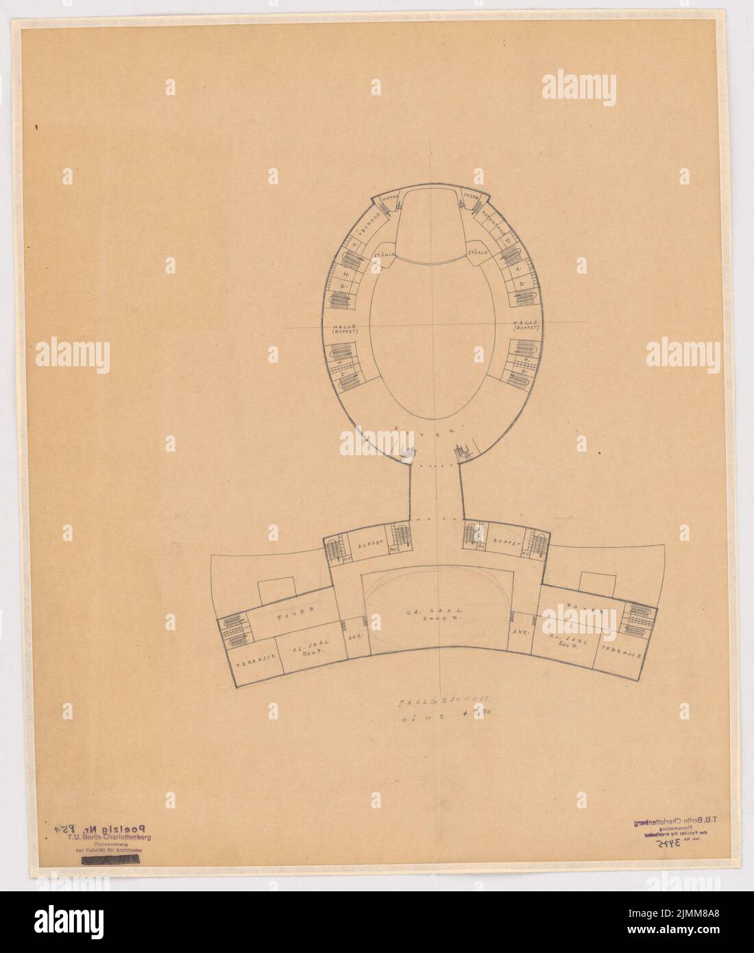 Poelzig Hans (1869-1936), exhibition center, Berlin (1928-1930 ...