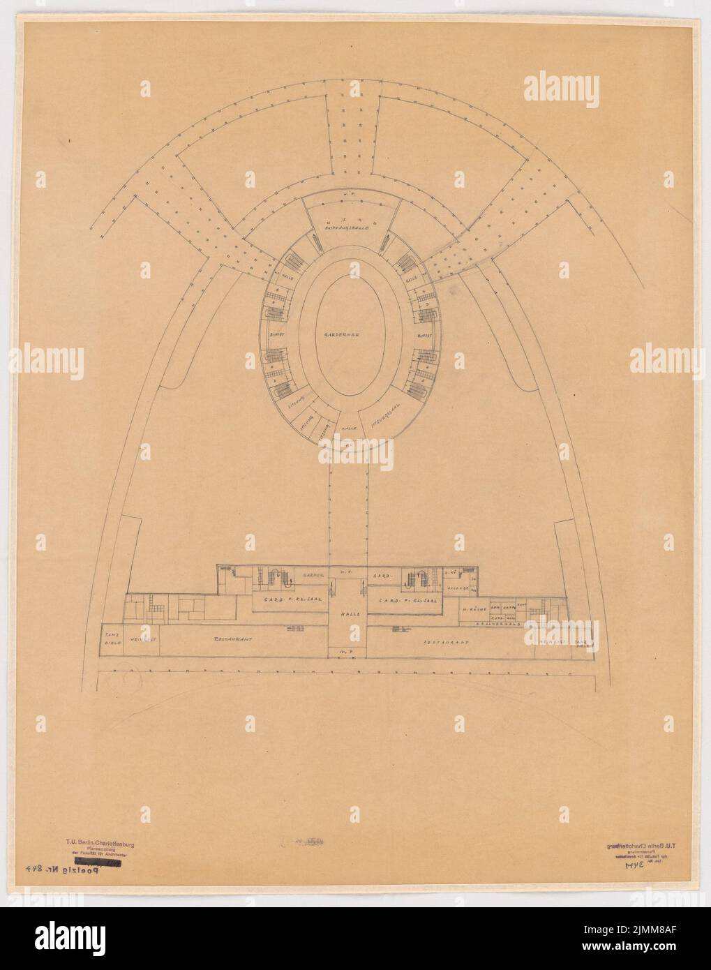 Poelzig Hans (1869-1936), exhibition center, Berlin (1928-1930 ...