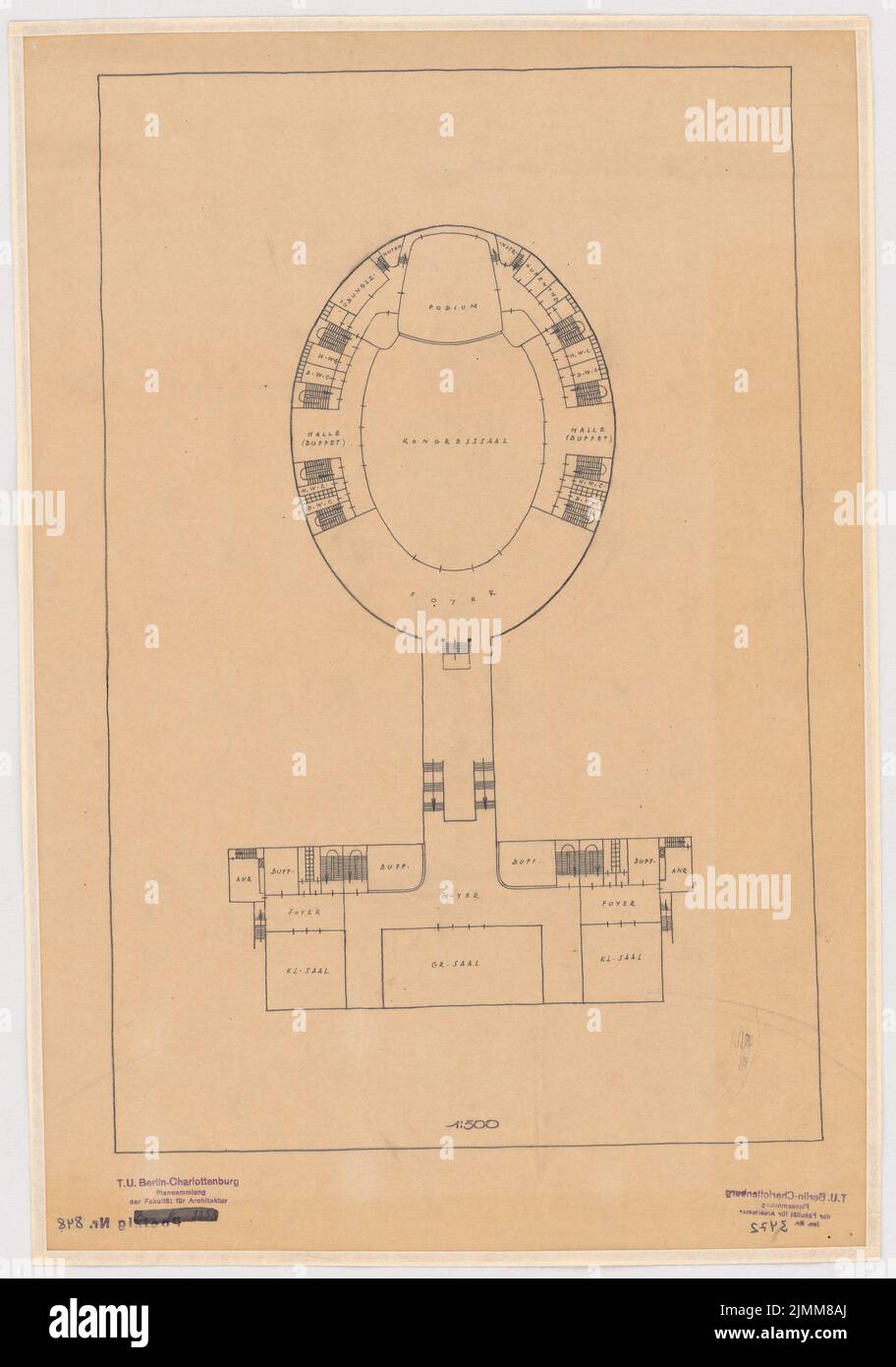 Poelzig Hans (1869-1936), exhibition center, Berlin (1928-1930 ...