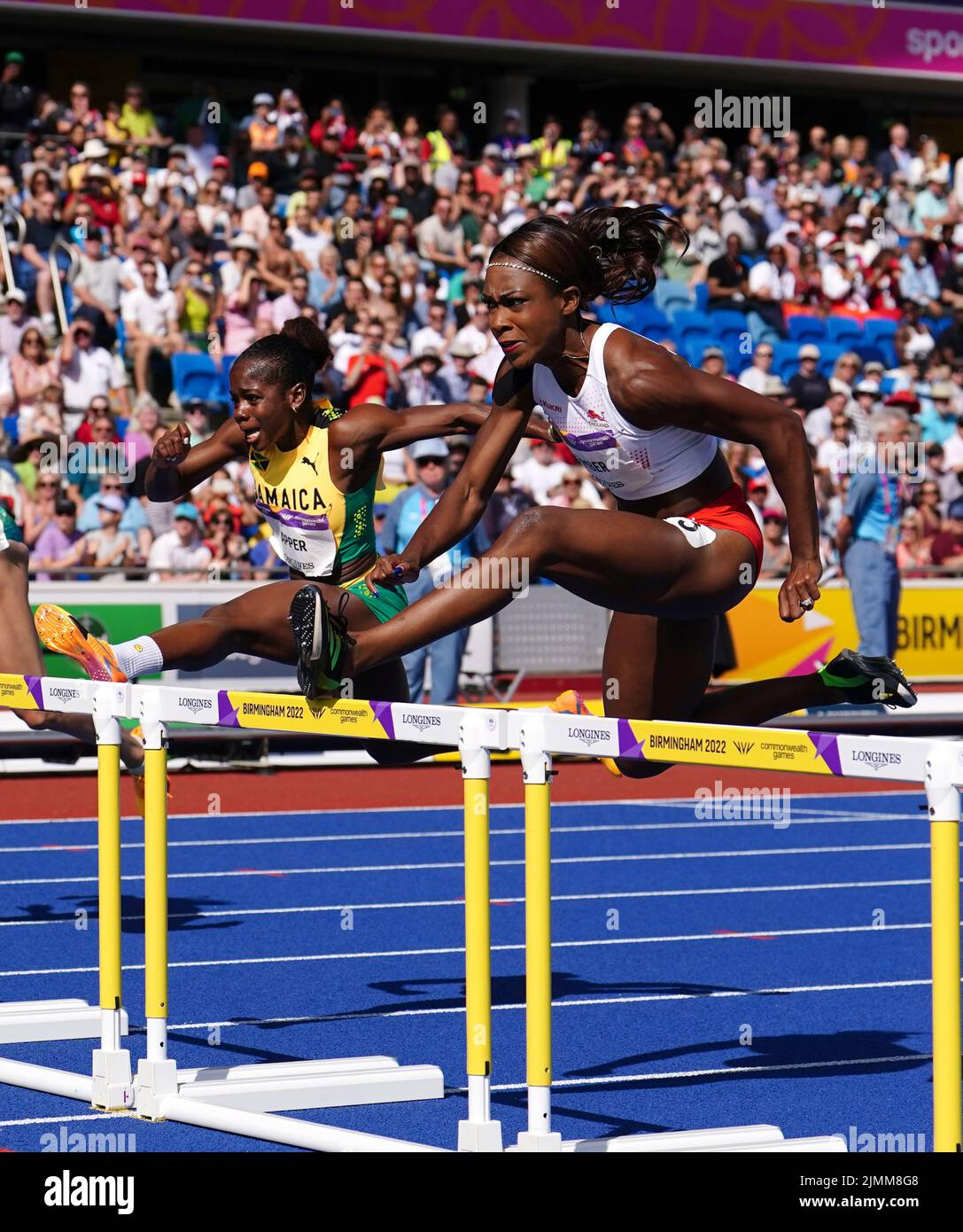 England's Cindy Sember (right) during Women's 100m Hurdles - Final at ...