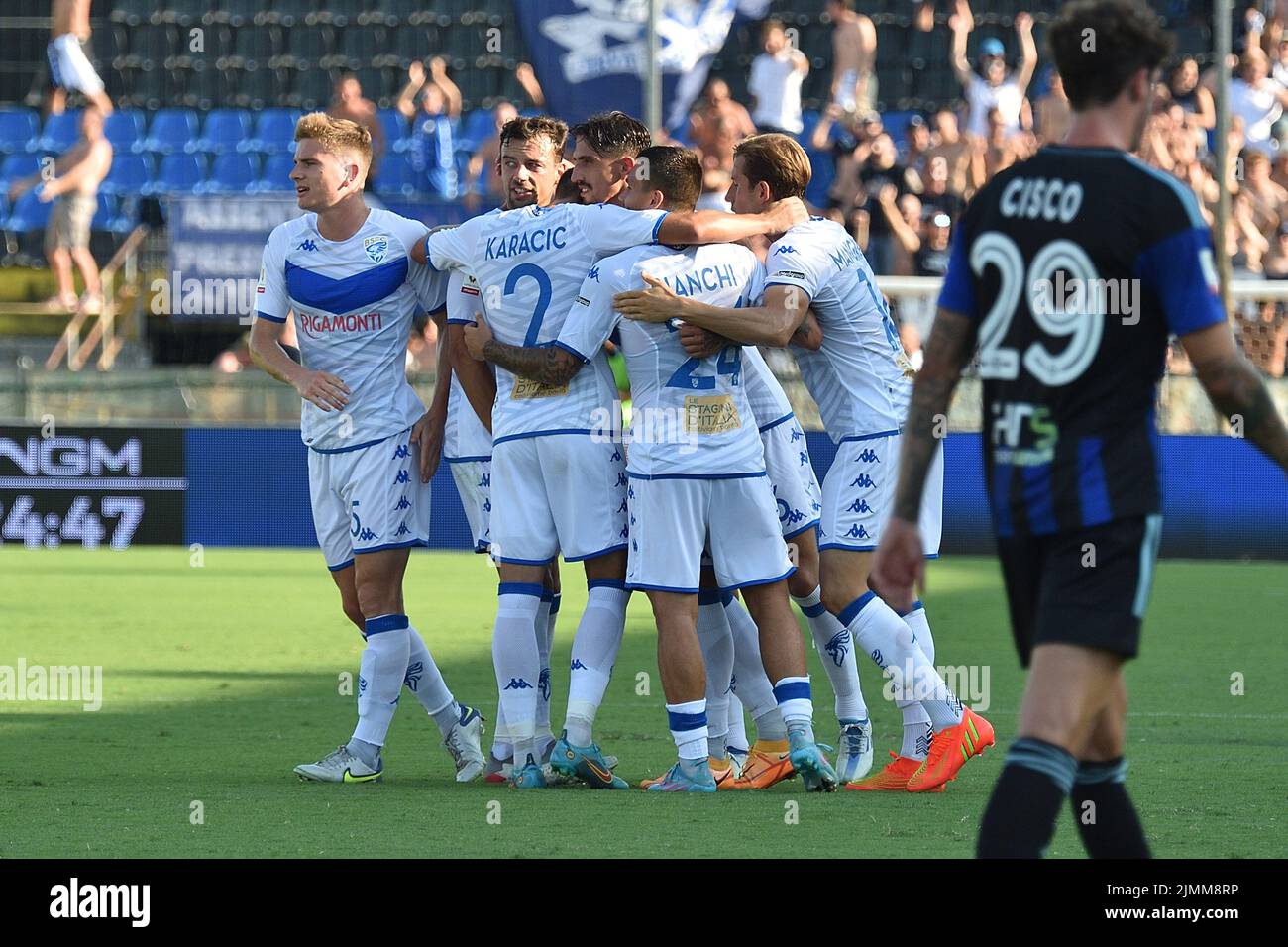 Arena Garibaldi stadium, Pisa, Italy, August 06, 2022, Players of ...