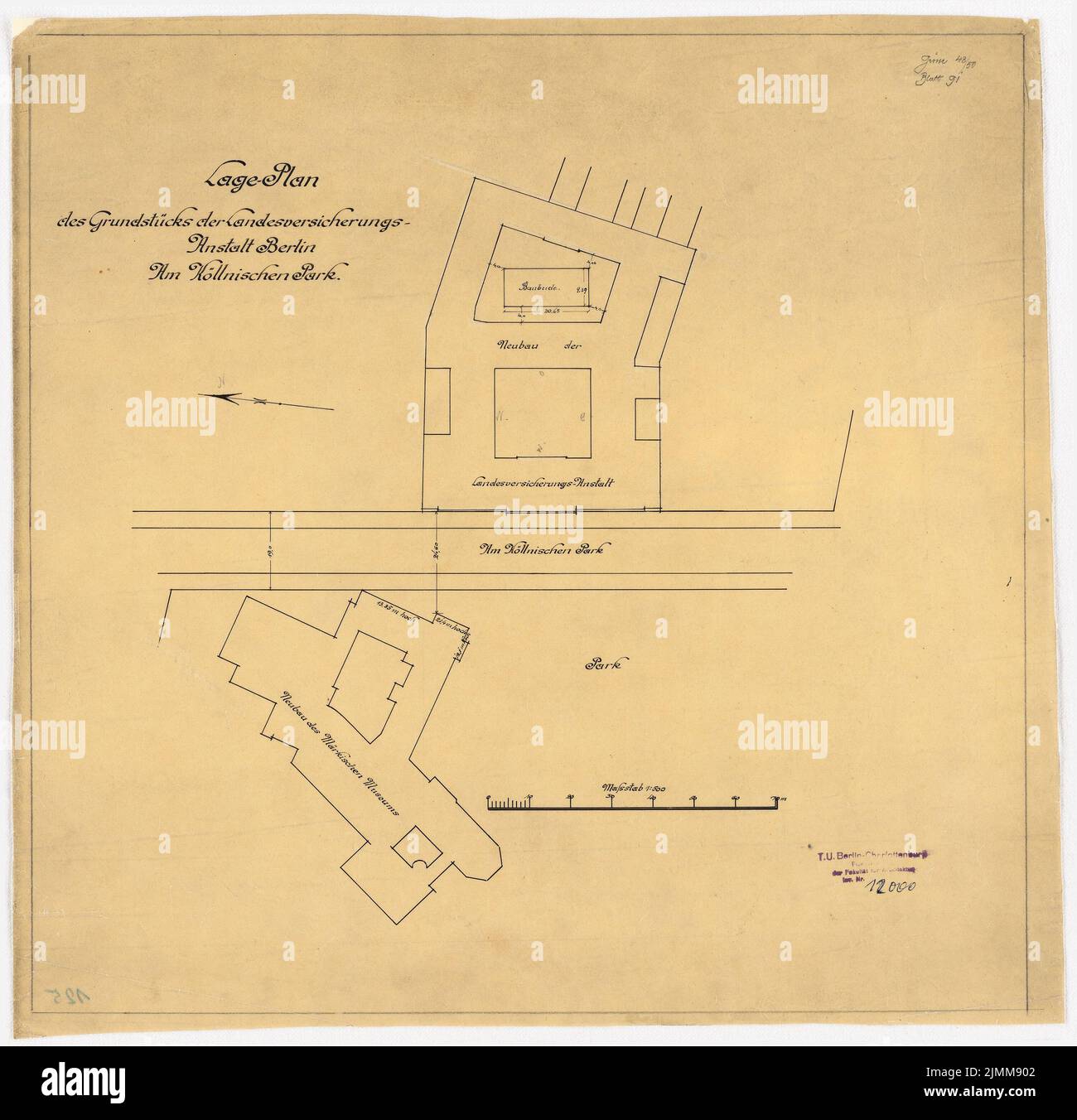 1903 lageplan hi-res stock photography and images - Alamy