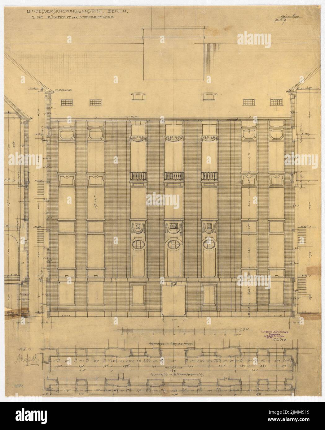 Messel Alfred (1853-1909), State Insurance Institute, Berlin (1903 ...