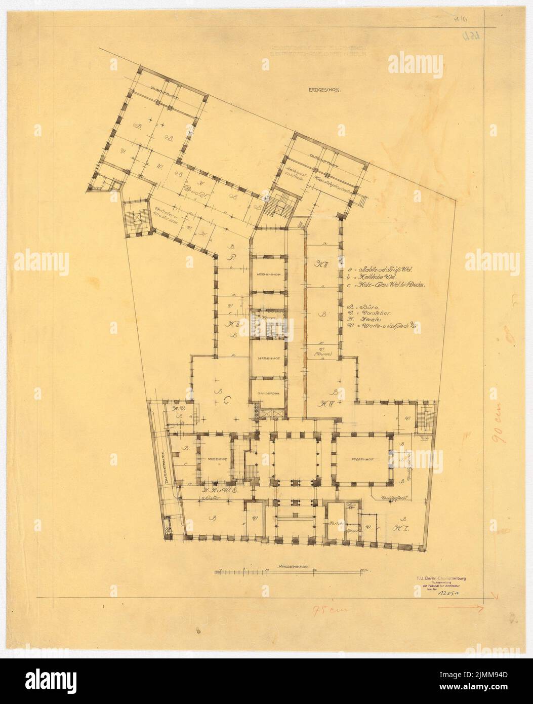 1909 grundriss eg hi-res stock photography and images - Alamy