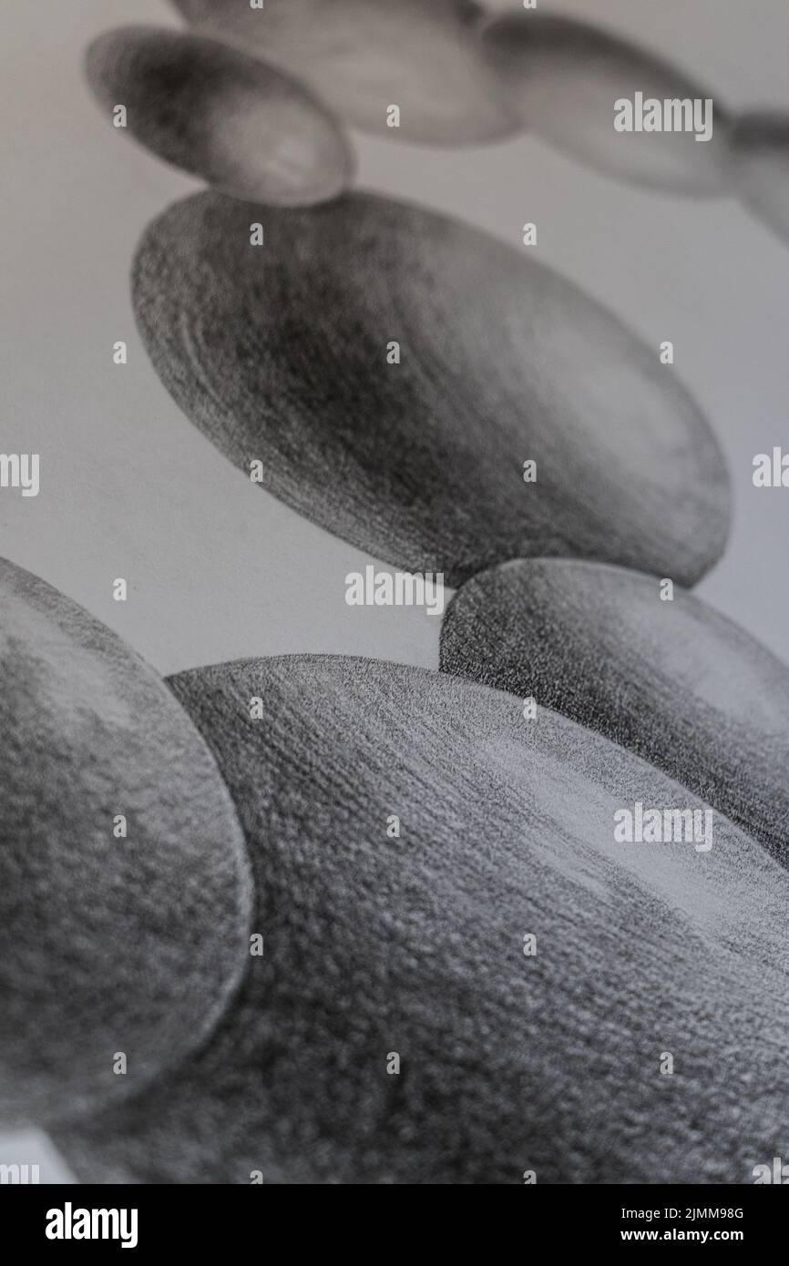 Graphite pencil strokes paper hi-res stock photography and images - Alamy