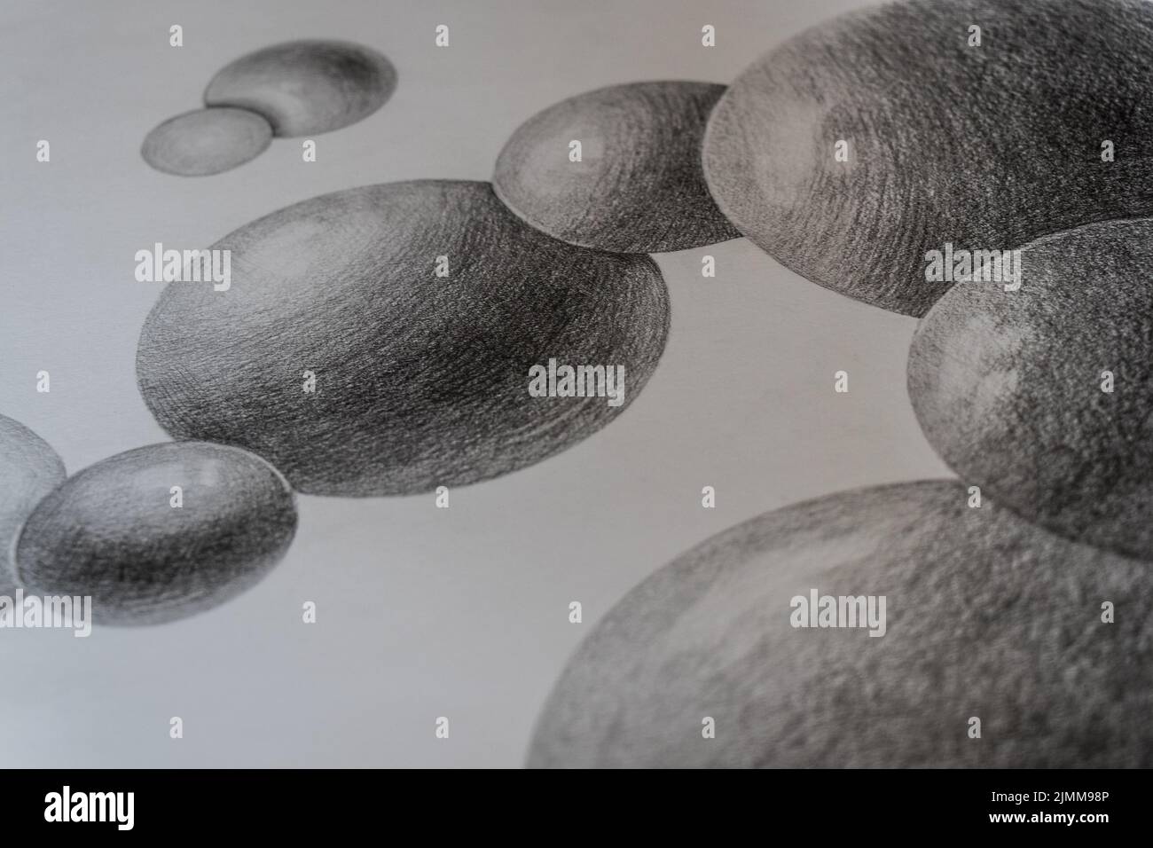 Graphite pencil strokes paper hi-res stock photography and images - Alamy