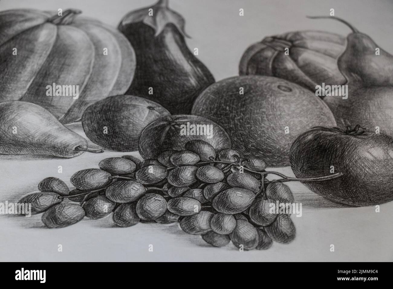 Drawing pencil perspective nature hi-res stock photography and images ...