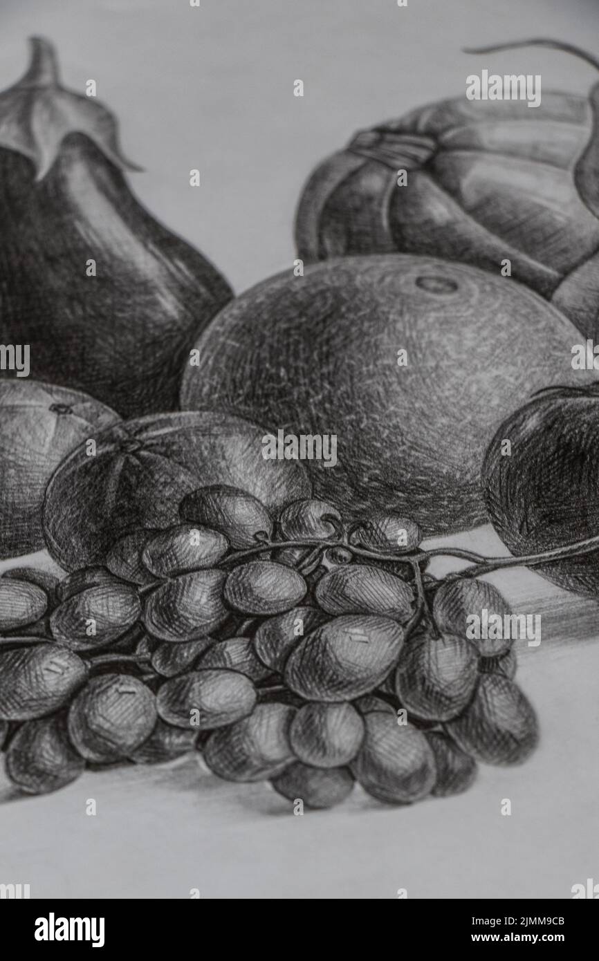 Drawing pencil perspective nature hi-res stock photography and images ...