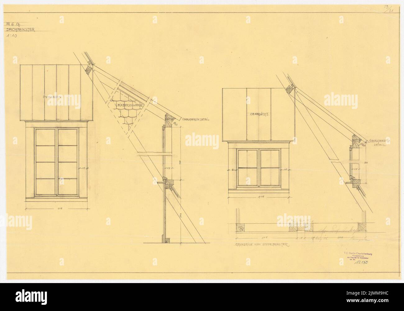 Berlin dachfenster hi-res stock photography and images - Alamy