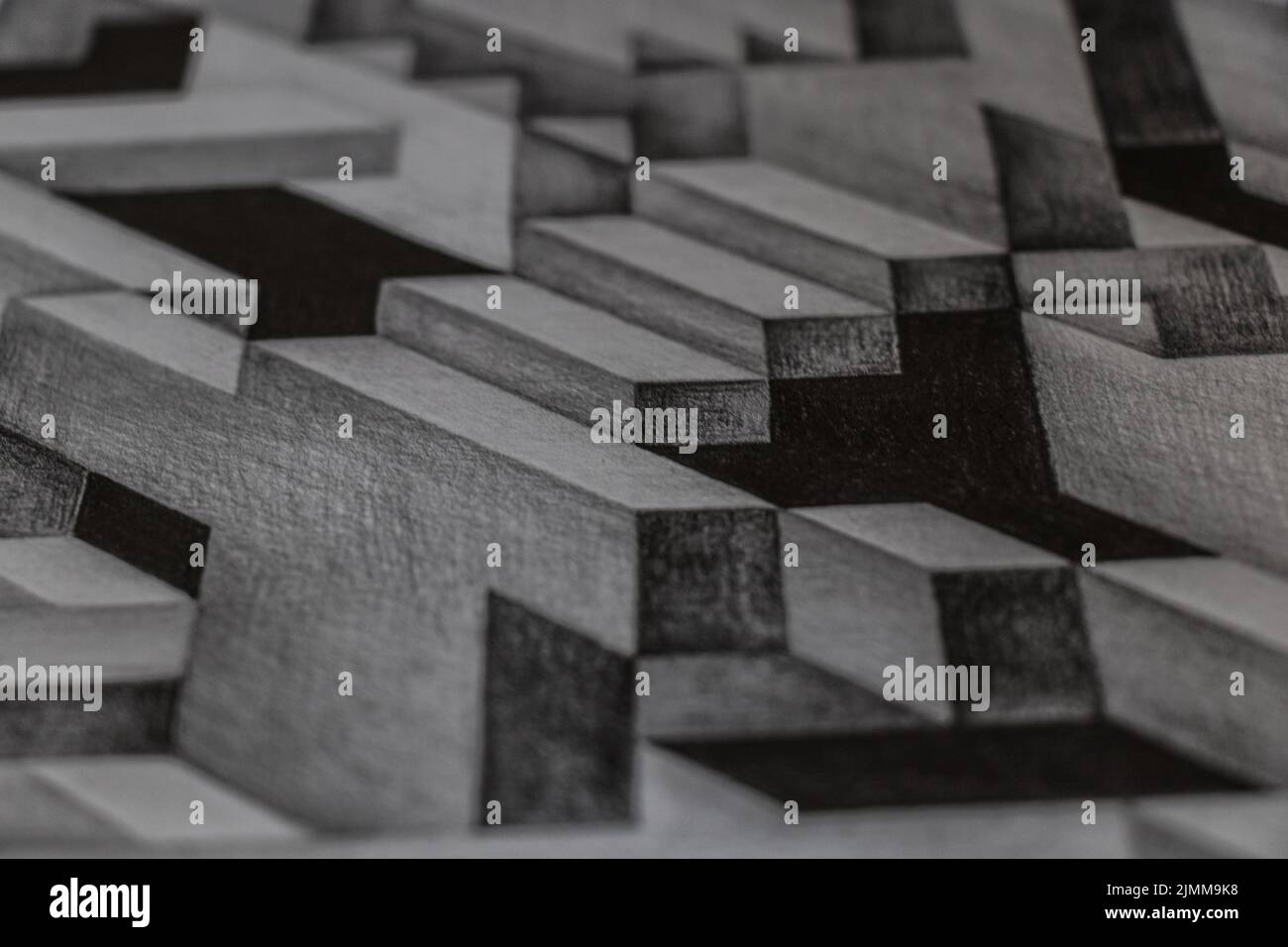 Graphite pencil strokes paper hi-res stock photography and images - Alamy