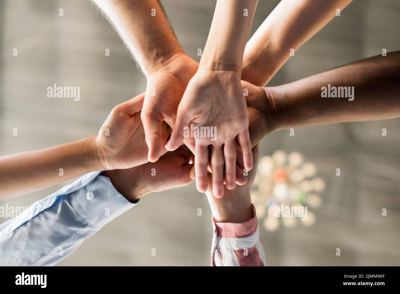 Group friends gathering together Stock Photo - Alamy