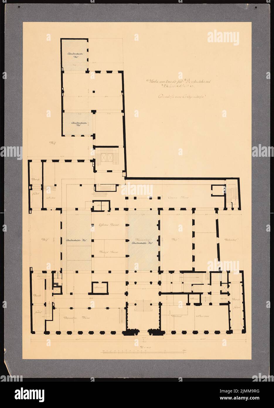 1909 grundriss eg hi-res stock photography and images - Alamy