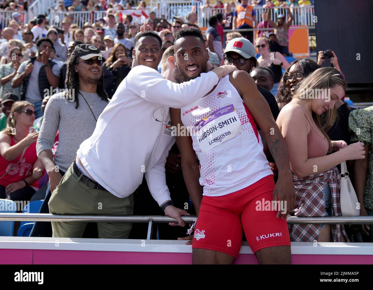 England's Matthew Hudson-Smith after winning silver in the Men's 400m ...