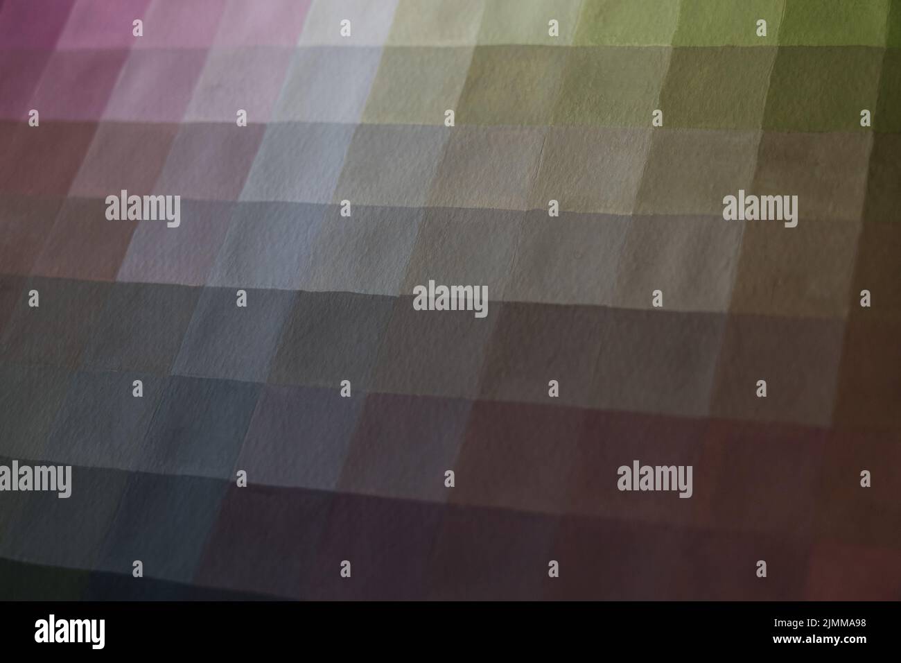 Gradient color change composition with acrylic paint Stock Photo - Alamy