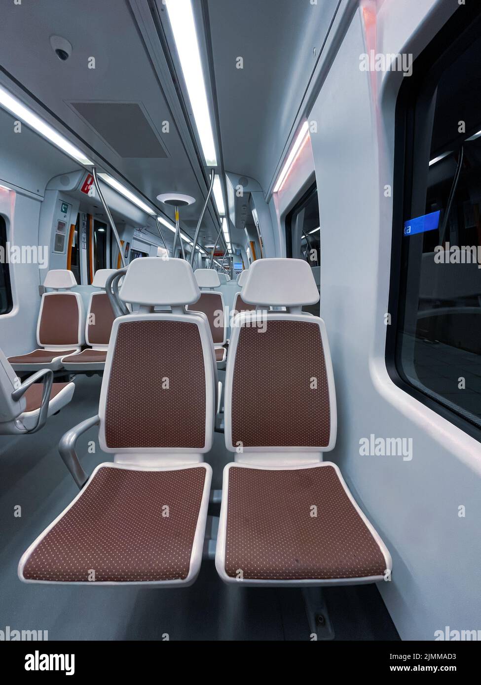 empty train car, mode of transportation Stock Photo - Alamy
